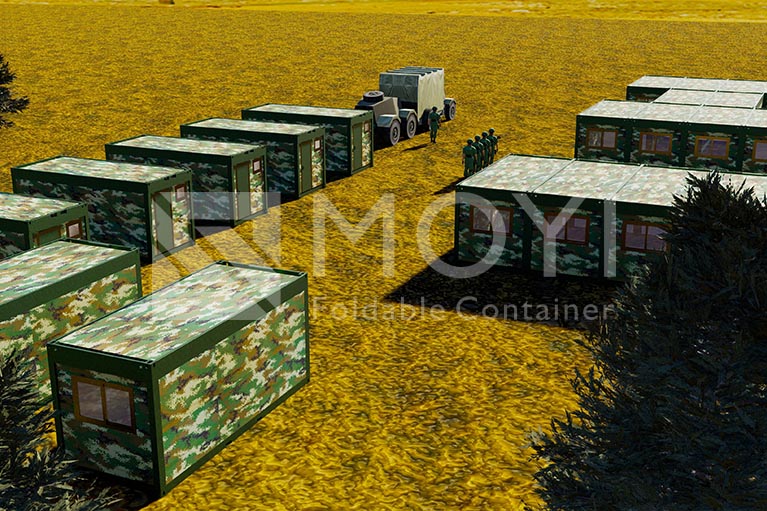Military Container Housing | Army Camp Containers - MOYI Container